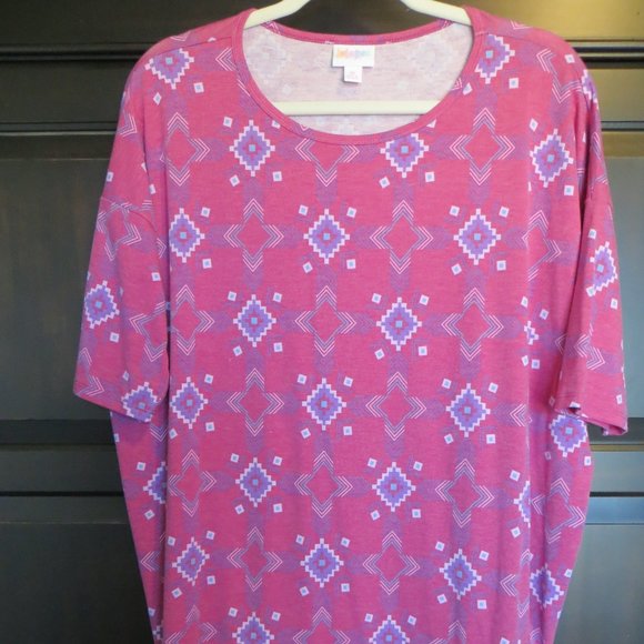 LuLaRoe | Tops | Lularoe Irma Size Medium Soft Pink And Purple | Poshmark